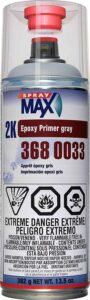 spraymax 3680033, 2k epoxy rust-cure primer, gray, aerosol (1)