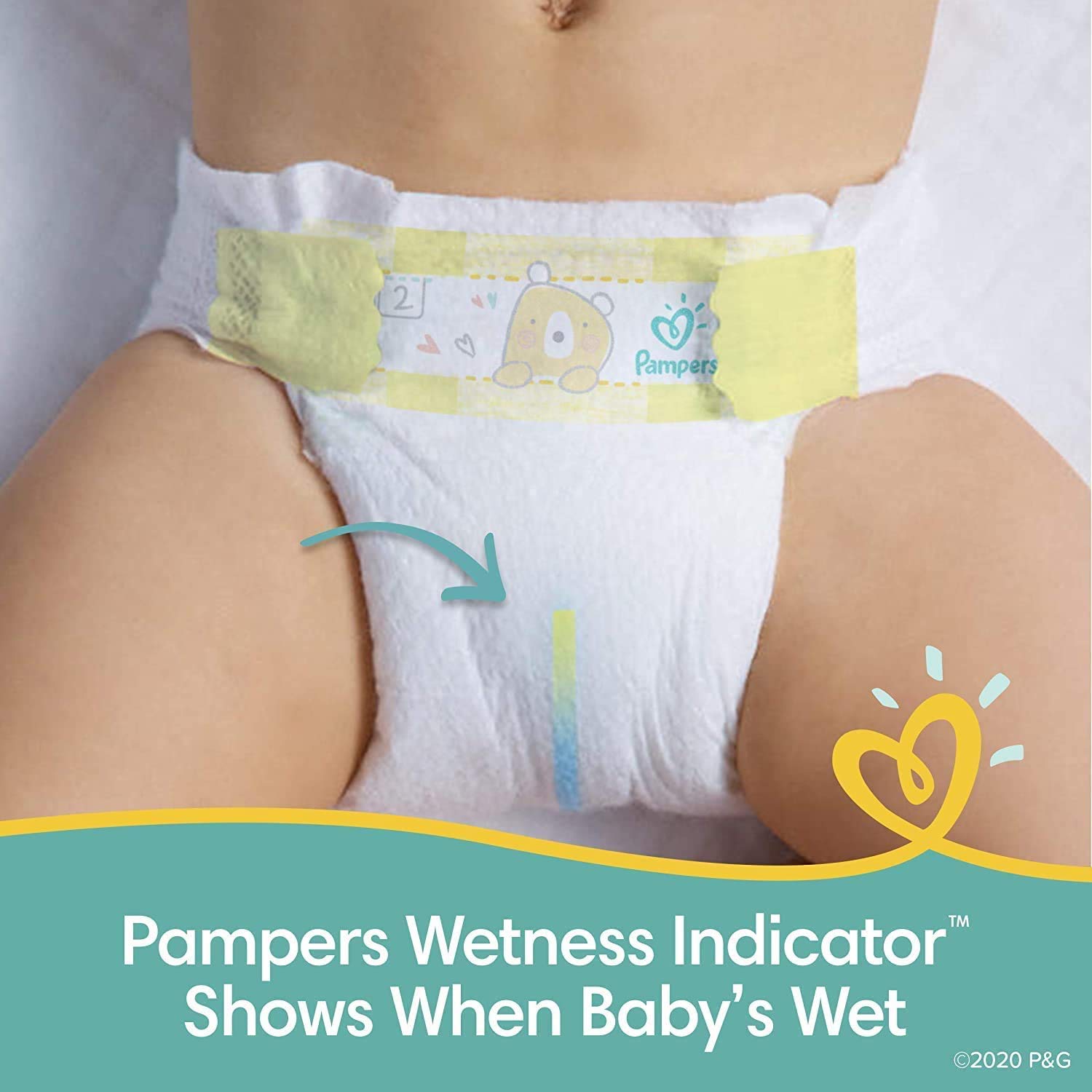 Pampers Swaddlers Newborn Diapers, Size 1, 96 Count