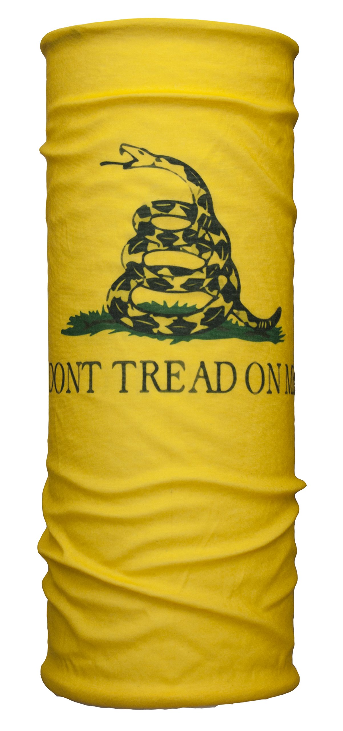 International Tie Gadsden 'Don't Tread on Me' Bandana – Face Mask, Soft & Breathable Material Multi-Functional Neck Gaiter, Balaclava, Sunmask or Headband (Don't Tread on Me)