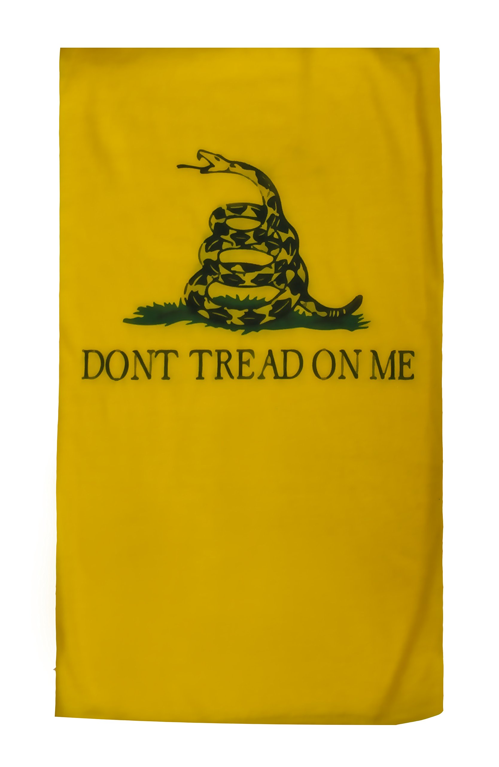 International Tie Gadsden 'Don't Tread on Me' Bandana – Face Mask, Soft & Breathable Material Multi-Functional Neck Gaiter, Balaclava, Sunmask or Headband (Don't Tread on Me)