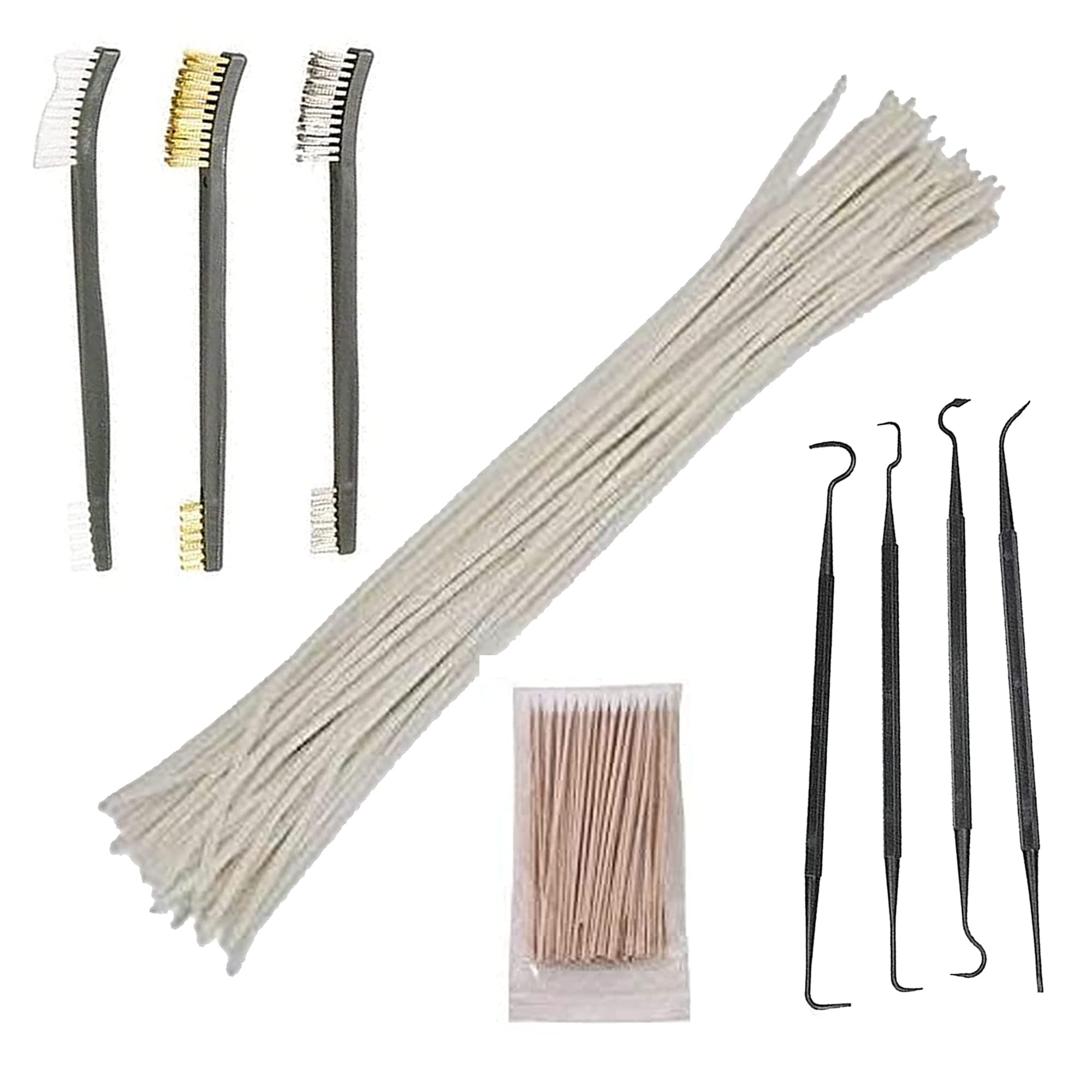 Gas Tube Pipe Cleaners 12 -inches Long, 100 Pieces and Get Free 100 Piece of 6 Inch Cotton Swabs