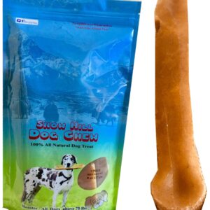 Snow Hill Yak Cheese Dog Chews Himalayan Yak Milk Cheese Bone Long Lasting Chews XXL 7.5-8 ounces World Best Natural Dog Yak Cheese Bone Chews Product of Himalayas, Nepal