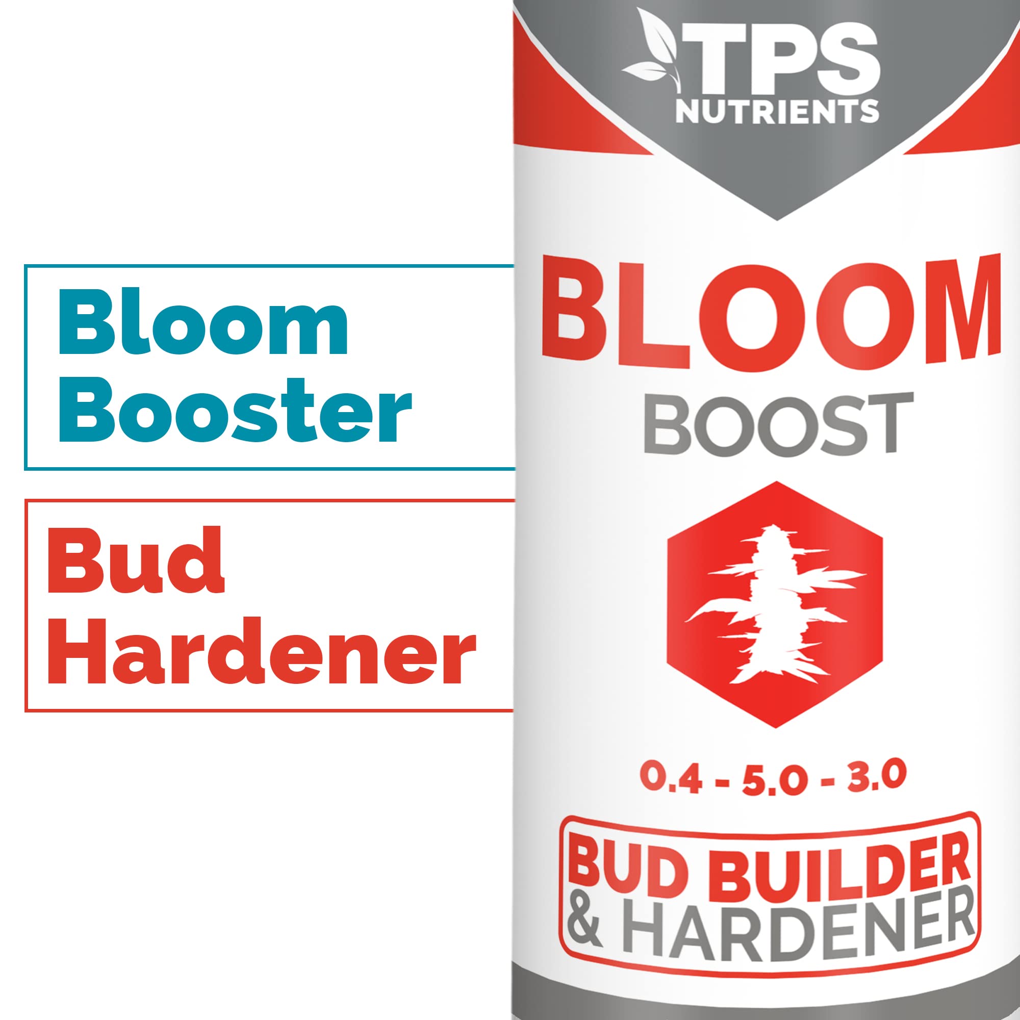 Bloom Bud Builder & Flower Hardener Plant Nutrient and Supplement, Triggers Fast Flowering by TPS Nutrients, 1 Quart (32 oz)