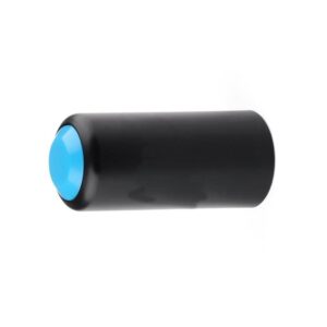 Microphone Cover 4pcs Microphones Battery Cover Wireless Mic Battery Screw on Cover for PGX2/4SLX24/SM58/PG58/ (Blue)