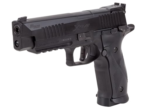 SIG SAUER X-Five CO2-Powered .177 Caliber Semi-Auto Black Air Pistol with 20rd Pellet Mag - CO2 Cartridges Not Included