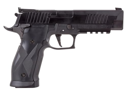 SIG SAUER X-Five CO2-Powered .177 Caliber Semi-Auto Black Air Pistol with 20rd Pellet Mag - CO2 Cartridges Not Included