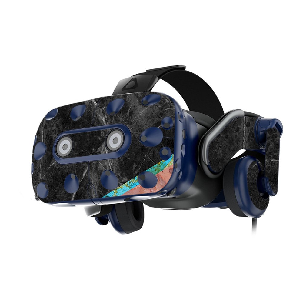 MightySkins Skin Compatible with HTC Vive Pro VR Headset - Cut Marble | Protective, Durable, and Unique Vinyl Decal wrap Cover | Easy to Apply, Remove, and Change Styles | Made in The USA