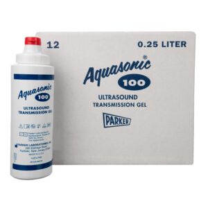 aquasonic 26354 ultrasound gel, 0.25 liter, pack of 12