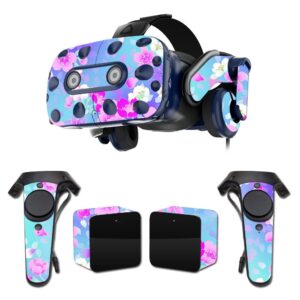 MightySkins Skin Compatible with HTC Vive Pro VR Headset - in Bloom | Protective, Durable, and Unique Vinyl Decal wrap Cover | Easy to Apply, Remove, and Change Styles | Made in The USA