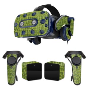 MightySkins Skin Compatible with HTC Vive Pro VR Headset - Croc Skin | Protective, Durable, and Unique Vinyl Decal wrap Cover | Easy to Apply, Remove, and Change Styles | Made in The USA