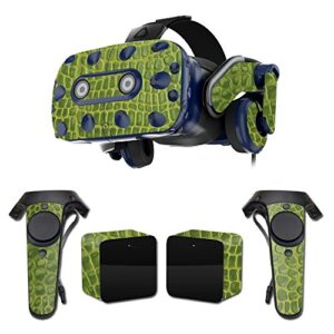 MightySkins Skin Compatible with HTC Vive Pro VR Headset - Croc Skin | Protective, Durable, and Unique Vinyl Decal wrap Cover | Easy to Apply, Remove, and Change Styles | Made in The USA