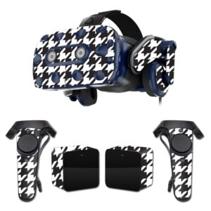 MightySkins Skin Compatible With HTC VIVE Pro VR Headset - Houndstooth | Protective, Durable, and Unique Vinyl Decal wrap cover | Easy To Apply, Remove, and Change Styles | Made in the USA