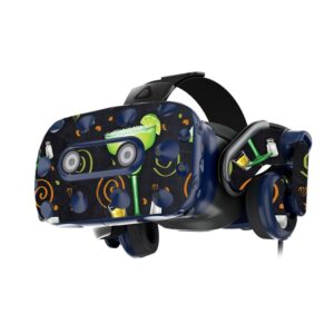 mightyskins skin compatible with htc vive pro vr headset - marg party | protective, durable, and unique vinyl decal wrap cover | easy to apply, remove, and change styles | made in the usa