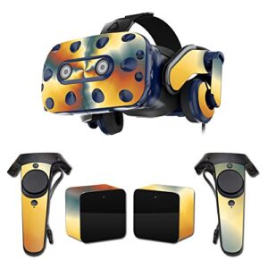 mightyskins skin compatible with htc vive pro vr headset - eye of the storm | protective, durable, and unique vinyl decal wrap cover | easy to apply, remove, and change styles | made in the usa