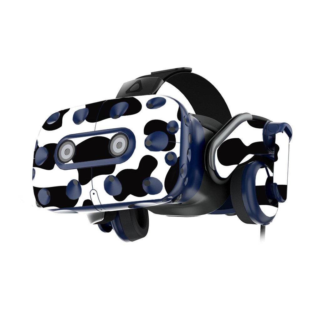 MightySkins Skin Compatible with HTC Vive Pro VR Headset - Cow Print | Protective, Durable, and Unique Vinyl Decal wrap Cover | Easy to Apply, Remove, and Change Styles | Made in The USA