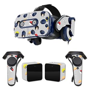 mightyskins skin compatible with htc vive pro vr headset - anime fan | protective, durable, and unique vinyl decal wrap cover | easy to apply, remove, and change styles | made in the usa