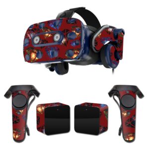 mightyskins skin compatible with htc vive pro vr headset - diamond galaxy | protective, durable, and unique vinyl decal wrap cover | easy to apply, remove, and change styles | made in the usa