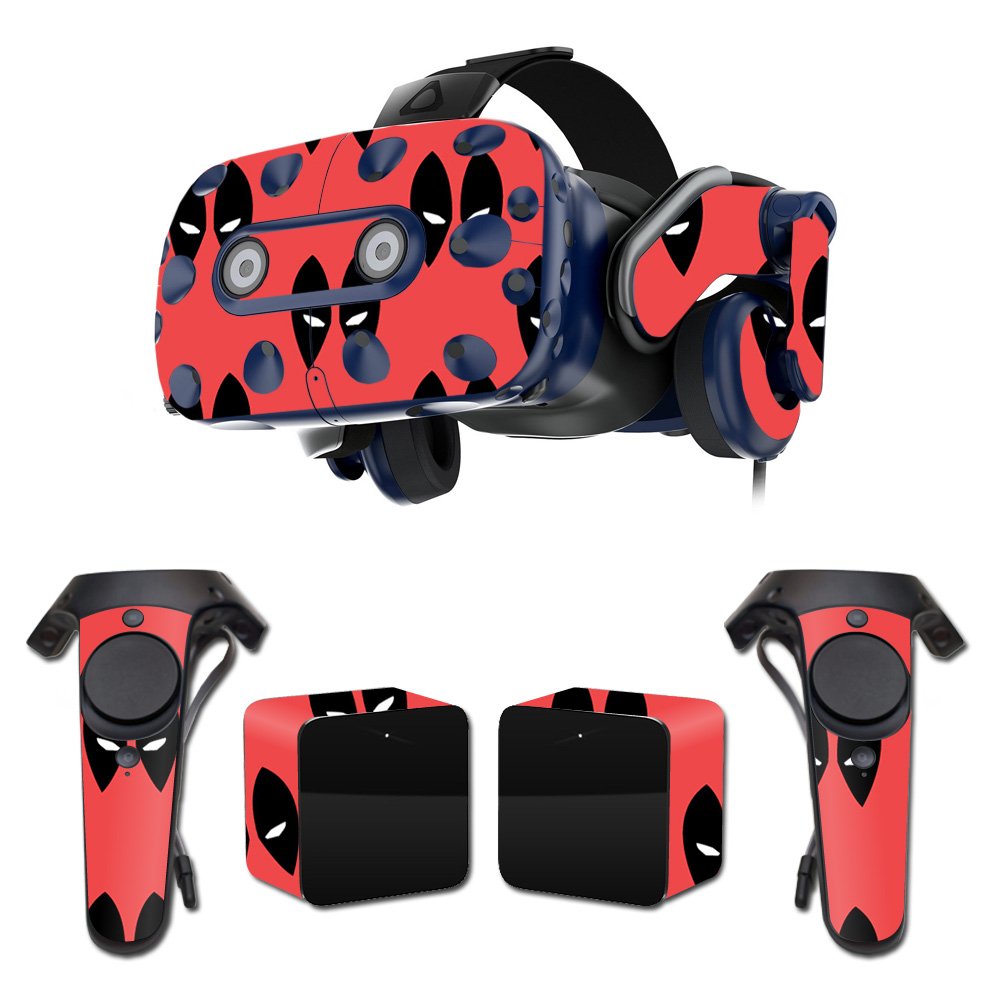 MightySkins Skin Compatible with HTC Vive Pro VR Headset - Dead Eyes Pool | Protective, Durable, and Unique Vinyl Decal wrap Cover | Easy to Apply, Remove, and Change Styles | Made in The USA