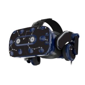 mightyskins skin compatible with htc vive pro vr headset - constellations | protective, durable, and unique vinyl decal wrap cover | easy to apply, remove, and change styles | made in the usa