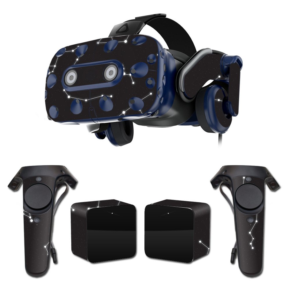 MightySkins Skin Compatible with HTC Vive Pro VR Headset - Constellations | Protective, Durable, and Unique Vinyl Decal wrap Cover | Easy to Apply, Remove, and Change Styles | Made in The USA