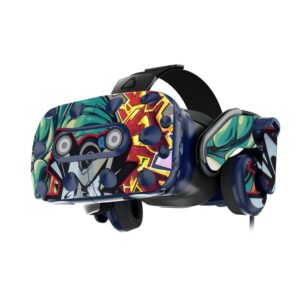 mightyskins skin compatible with htc vive pro vr headset - graffiti wild styles | protective, durable, and unique vinyl decal wrap cover | easy to apply, remove, and change styles | made in the usa