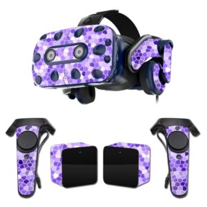 MightySkins Skin Compatible with HTC Vive Pro VR Headset - Stained Glass | Protective, Durable, and Unique Vinyl Decal wrap Cover | Easy to Apply, Remove, and Change Styles | Made in The USA