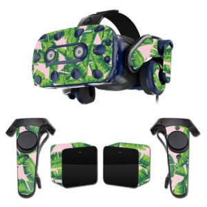 mightyskins skin compatible with htc vive pro vr headset - jungle glam | protective, durable, and unique vinyl decal wrap cover | easy to apply, remove, and change styles | made in the usa