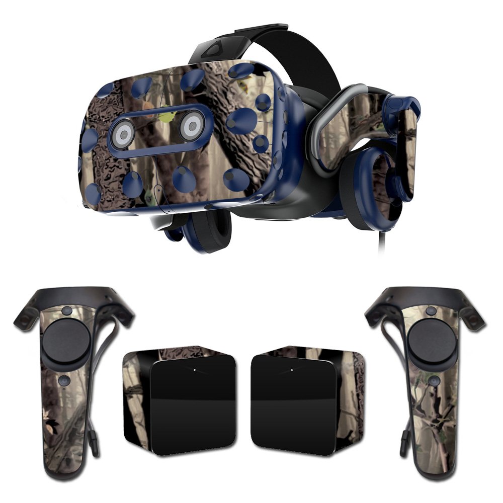 MightySkins Skin Compatible with HTC Vive Pro VR Headset - Tree Camo | Protective, Durable, and Unique Vinyl Decal wrap Cover | Easy to Apply, Remove, and Change Styles | Made in The USA