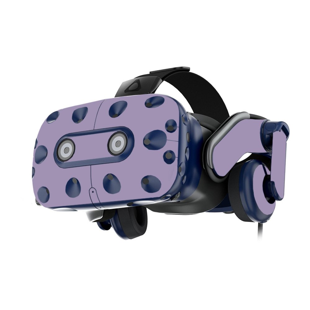 MightySkins Skin Compatible With HTC VIVE Pro VR Headset - Solid Lavender | Protective, Durable, and Unique Vinyl Decal wrap cover | Easy To Apply, Remove, and Change Styles | Made in the USA