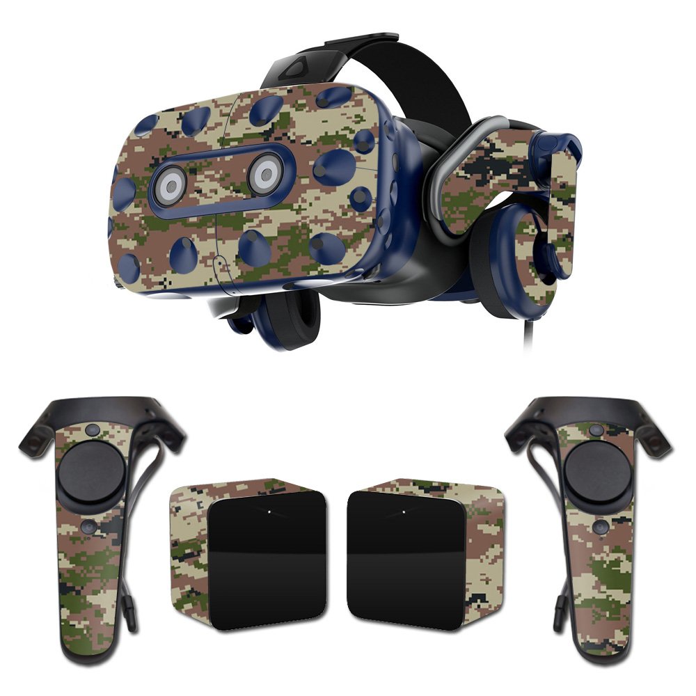 MightySkins Skin Compatible with HTC Vive Pro VR Headset - Urban Camo | Protective, Durable, and Unique Vinyl Decal wrap Cover | Easy to Apply, Remove, and Change Styles | Made in The USA