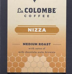 La Colombe Nizza Medium Roast Whole Bean Coffee - 12 Ounce, 4 Pack - Notes of Milk Chocolate, Nuts & Browniewith a Honey-Sweet Roasted Nuttiness