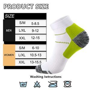 ACTINPUT Compression Socks Plantar Fasciitis for Women Men - 8-15 mmHg Best for Athletic,Support,Flight Travel,Nurses,Hiking