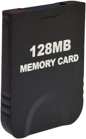 Black 128MB Gaming Memory Card Compatible Wii and Gamecube