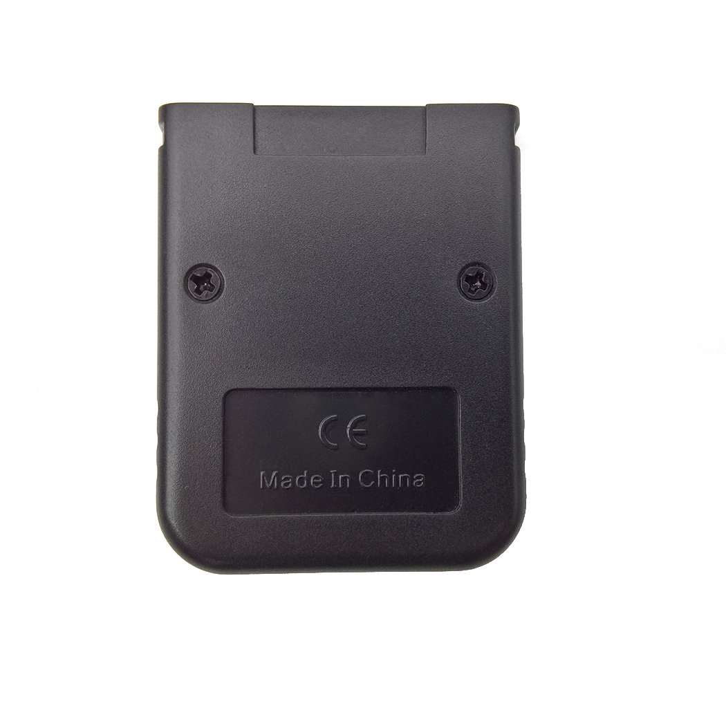 Black 128MB Gaming Memory Card Compatible Wii and Gamecube