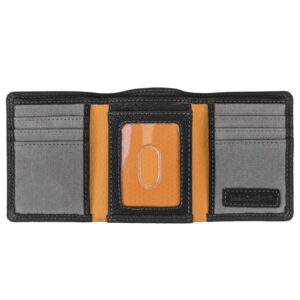 Timberland PRO Men's Leather RFID Trifold Wallet with Id Window