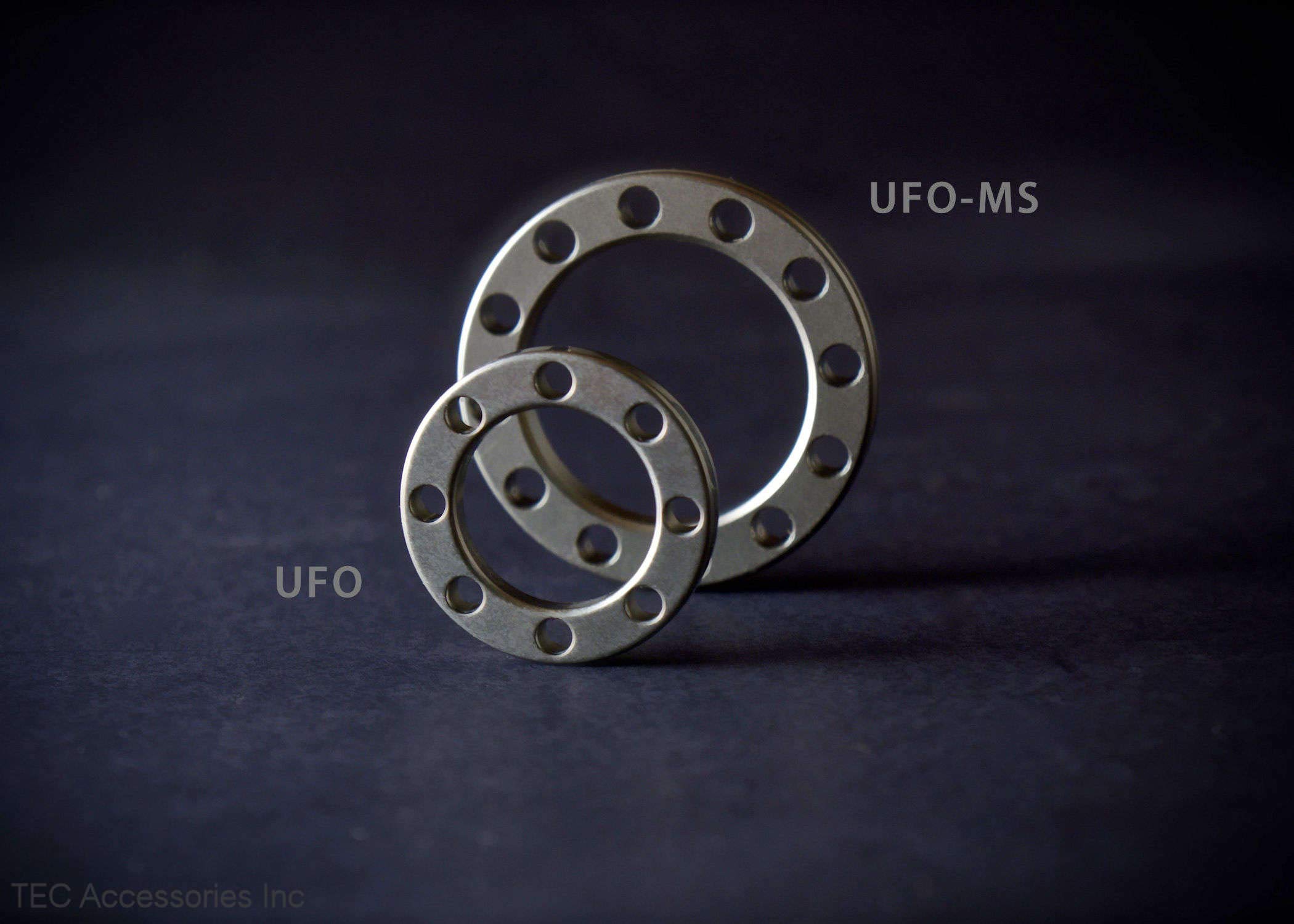 UFO-MS Mothership Titanium Keychain Organizer for Everyday Carry Keyring Customization, Key Organizer, Holder, Pocket Key Chain, Keeper, Compact, 12 Holes