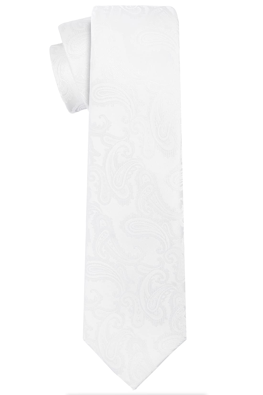 KissTies Mens Necktie Paisley Tie + Gift Box