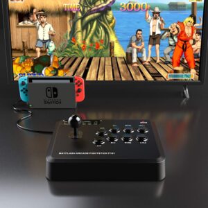 mayflash arcade stick f101 for nintendo switch/pc/ps3/android/neogeo mini/sega mega drive mini/sega genesis mini