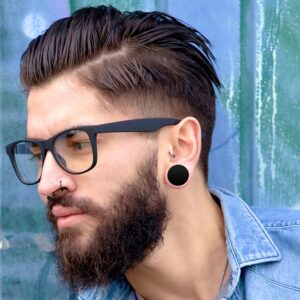 2pc Acrylic Double Flared Plugs Ear Stretching Piercing 00 Gauge 10mm Plastic Earring Cool