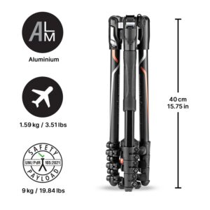 Manfrotto Befree Advanced Special Edition 4-Section Aluminum Travel Tripod with 494 Center Ball Head for Sony Alpha Cameras