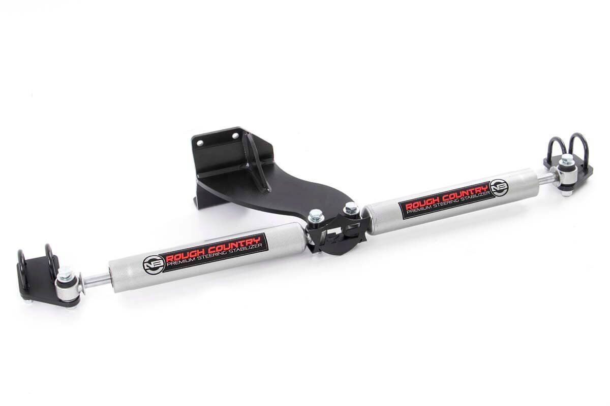 Rough Country N3 Dual Steering Stabilizer for 14-24 Ram 2500/3500 4WD - 8749430