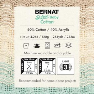 Bernat Softee Baby Cotton YARN,