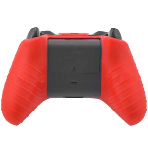 OSTENT Soft Protector Silicone Skin Case Cover Pouch for Microsoft Xbox One Controller - Color Red