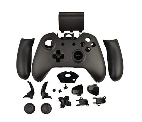 OSTENT Replacement Case Shell & Buttons Kit for Microsoft Xbox One Wireless Controller - Color Black