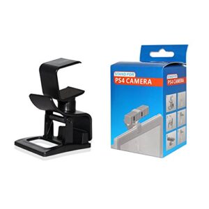 ostent tv clip mount stand holder for sony ps4 eye camera sensor [video game]