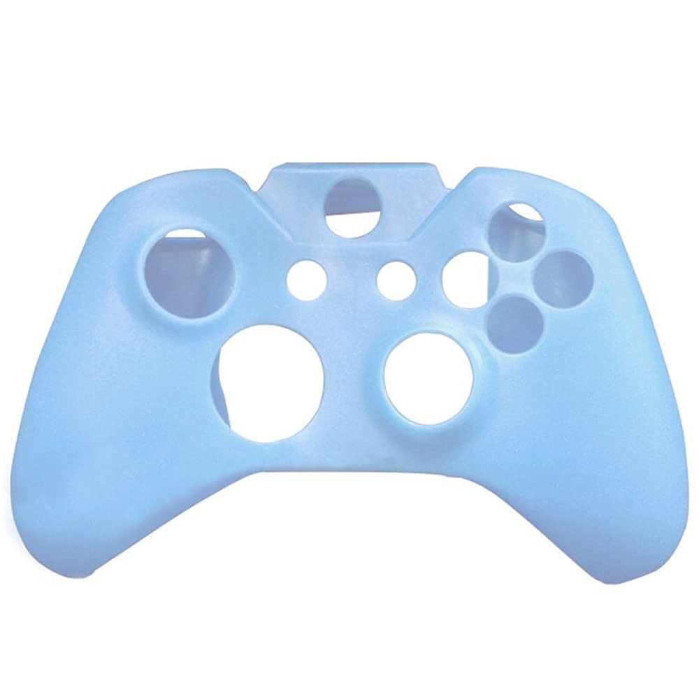 OSTENT Soft Protector Silicone Skin Case Cover Pouch for Microsoft Xbox One Controller - Color Light Blue