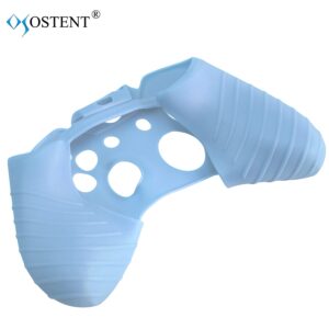 OSTENT Soft Protector Silicone Skin Case Cover Pouch for Microsoft Xbox One Controller - Color Light Blue