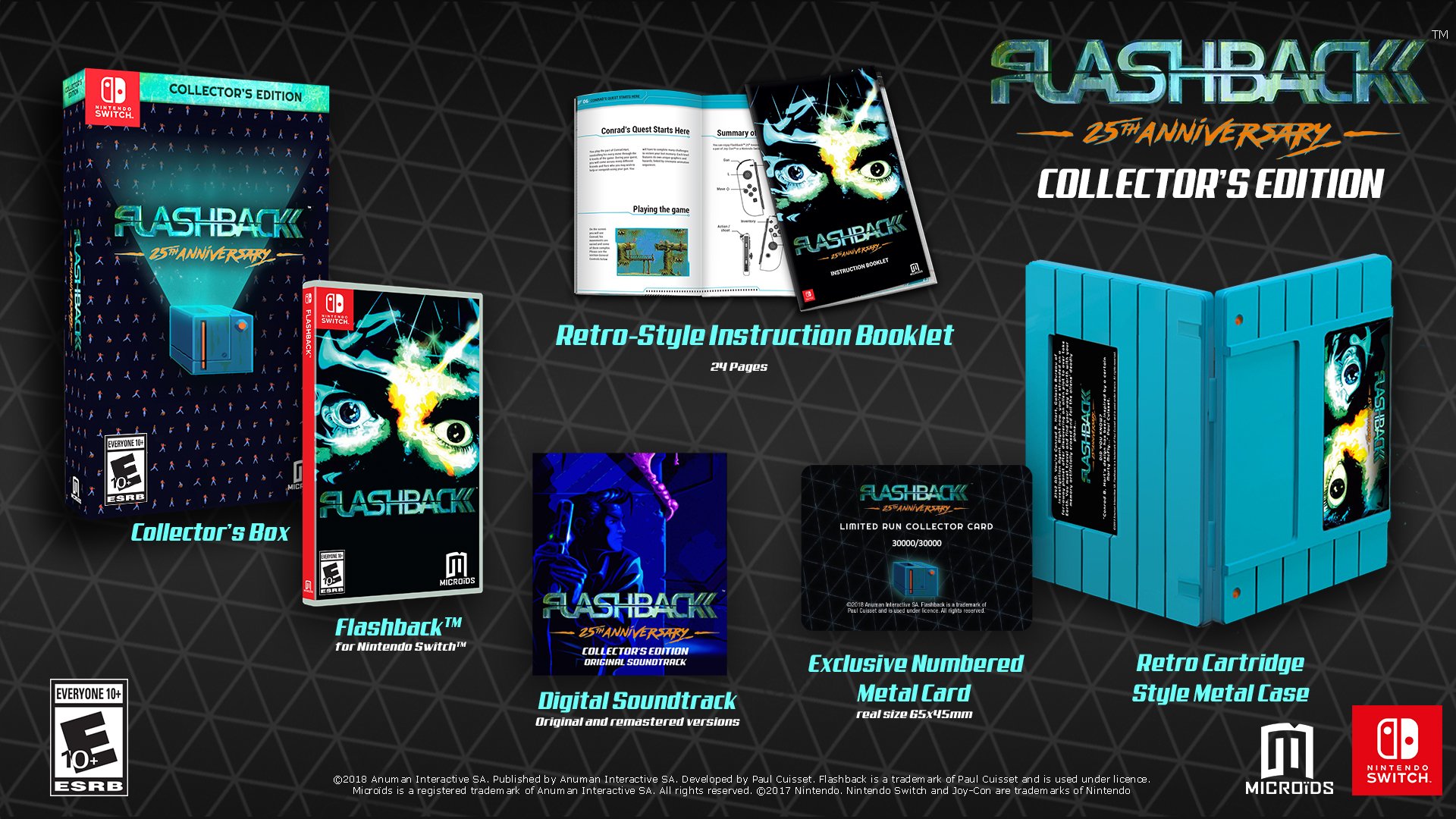 Flashback 25th Anniversary Collector's Edition - Nintendo Switch