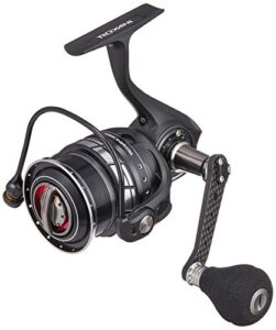 abu garcia spinning reel roxani 3000sh 2018 model, shallow spool, high gear, carbon handle, salt compatible