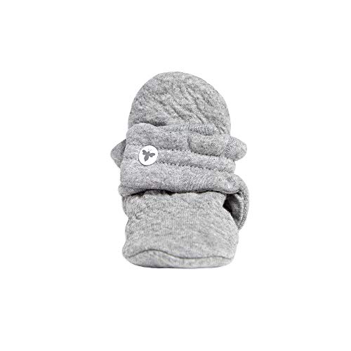 Burt's Bees Baby Baby Gender Neutral Color for Ages 0 to 9 Months Old Slipper Sock, Heather Grey Stripe, 3 6 Unisex Infant